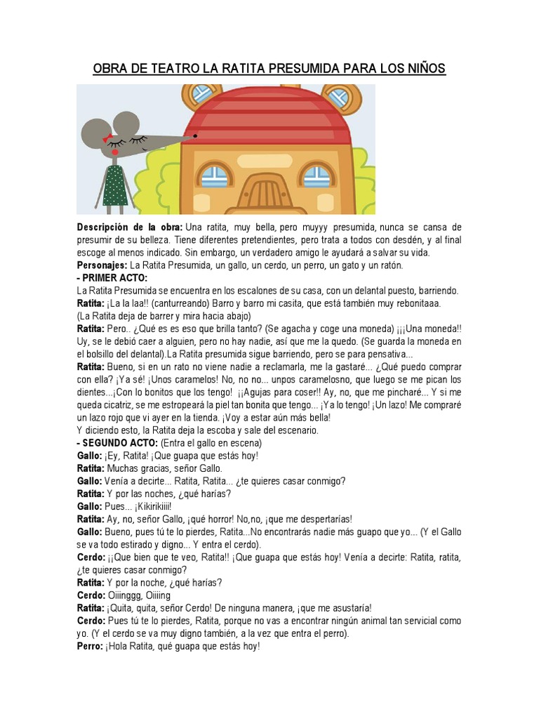 La Ratita Presumida | PDF | Ocio