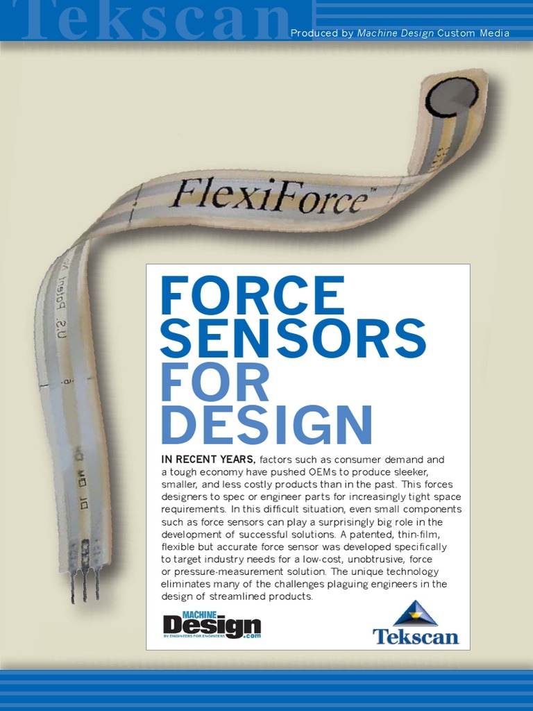 Tekscan: Force Sensors | PDF | Electrical Resistance And Conductance ...