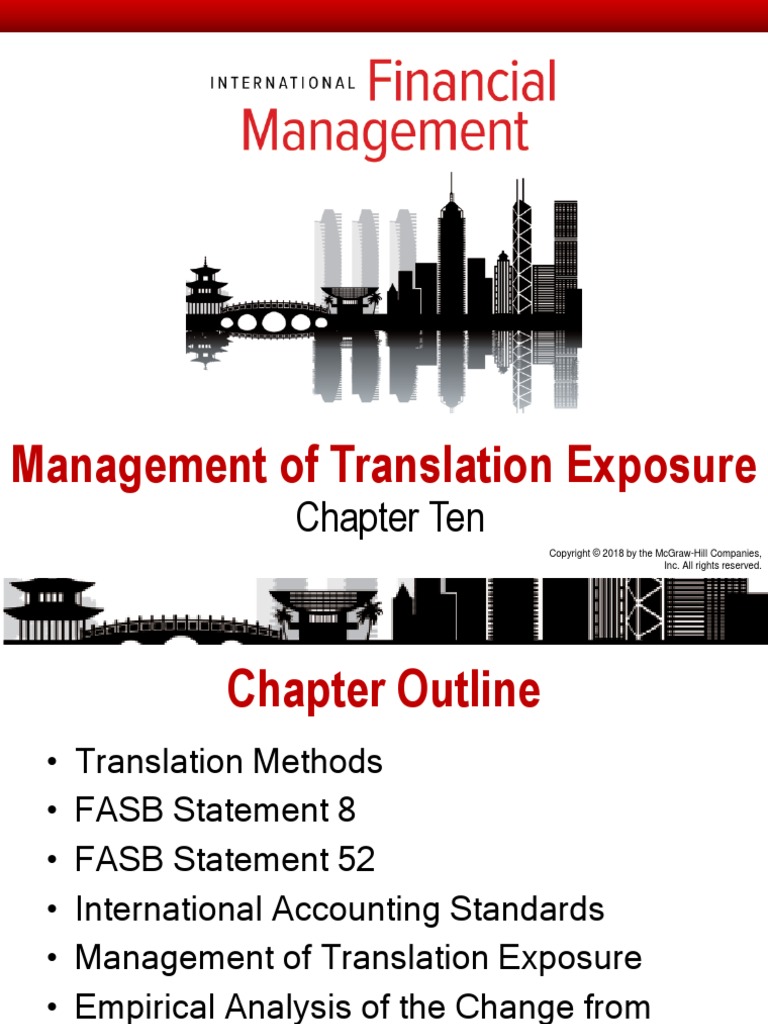 Chapter Ten: Management of Translation Exposure | PDF | Balance Sheet ...