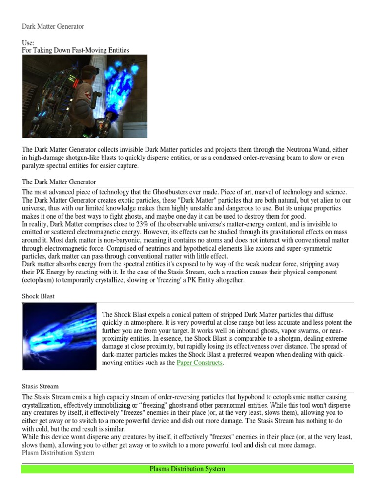 Dark Matter Generator: Paper Constructs | PDF | Dark Matter | Matter