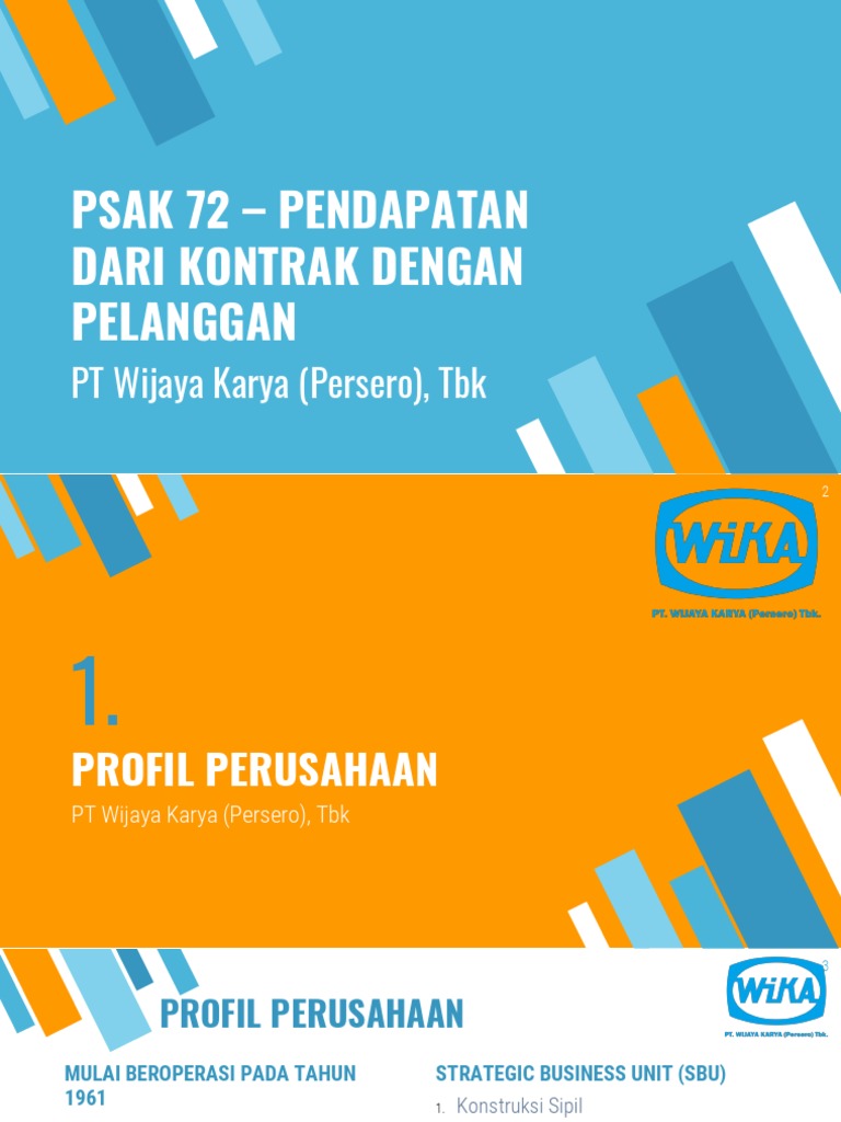 PSAK 72: Pendapatan Kontrak WIKA | PDF | Bisnis