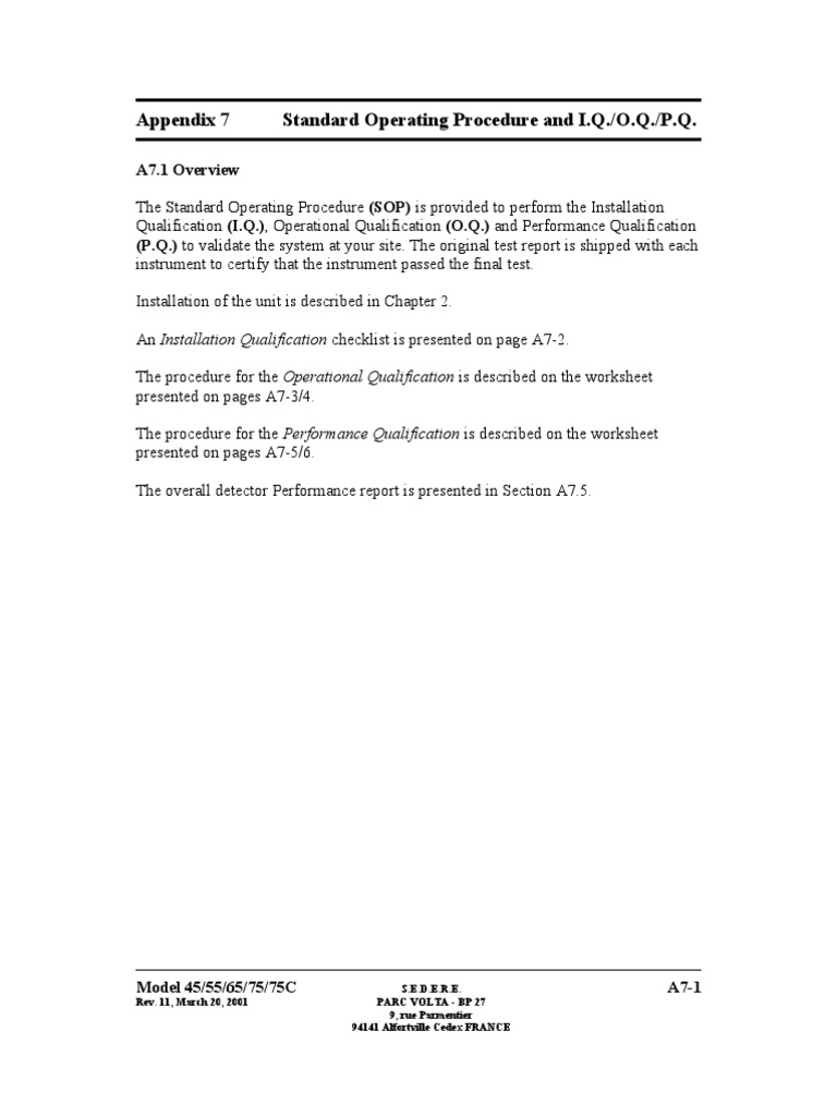 ELSD IQ OQ Protocol | PDF | Verification And Validation | Nature