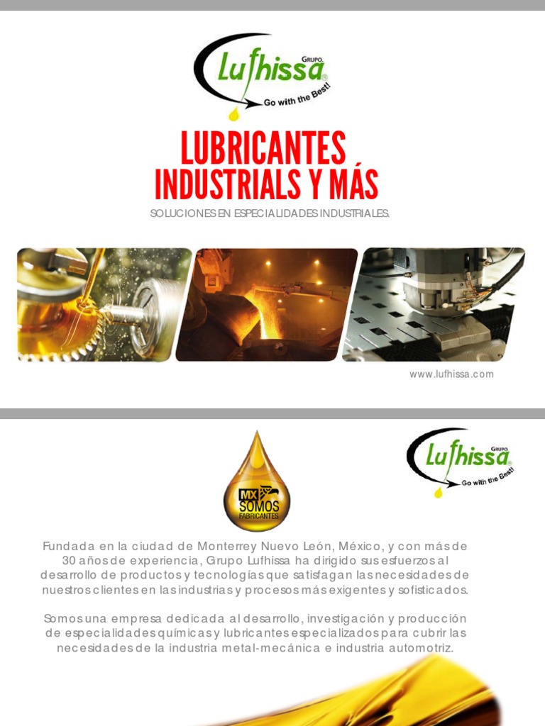 Grupo Lufhissa | PDF | Lubricante | Industrias