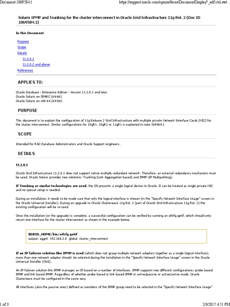 IPMP & Trunking | PDF | Network Interface Controller | Computer Cluster