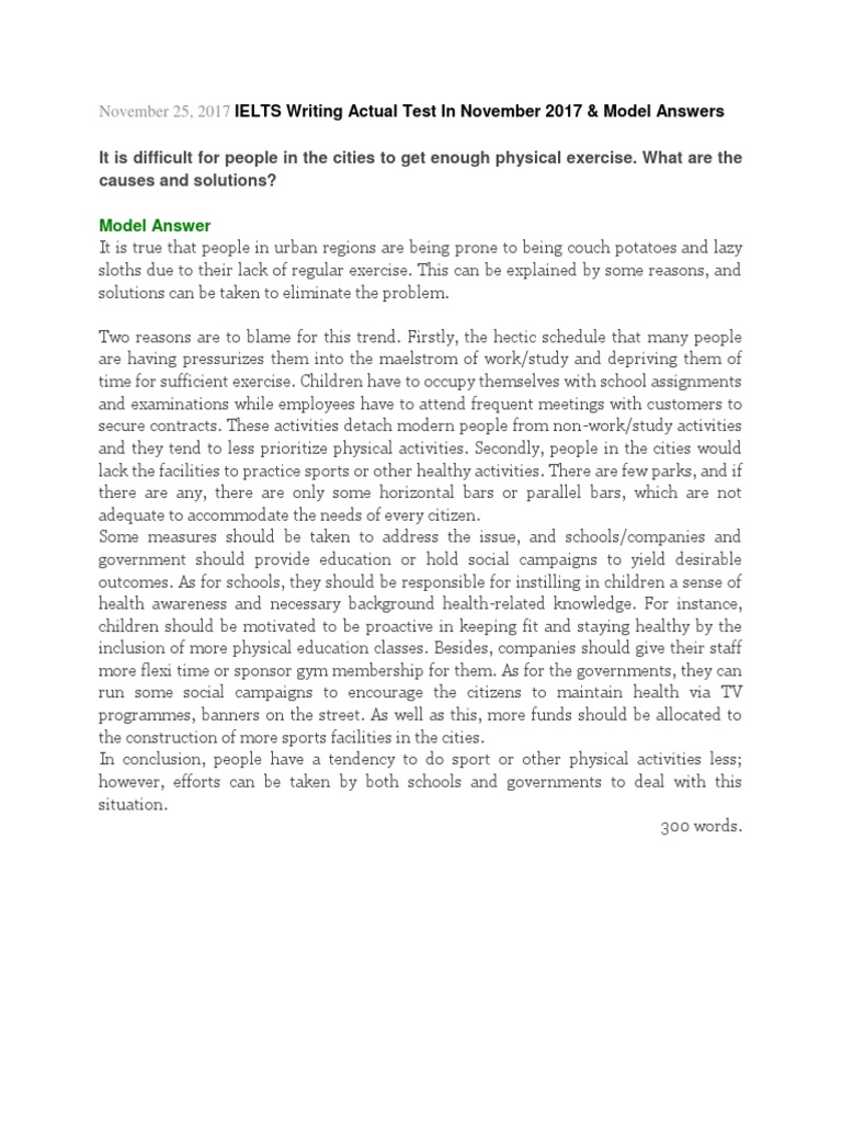 IELTS Writing Test 2 | PDF