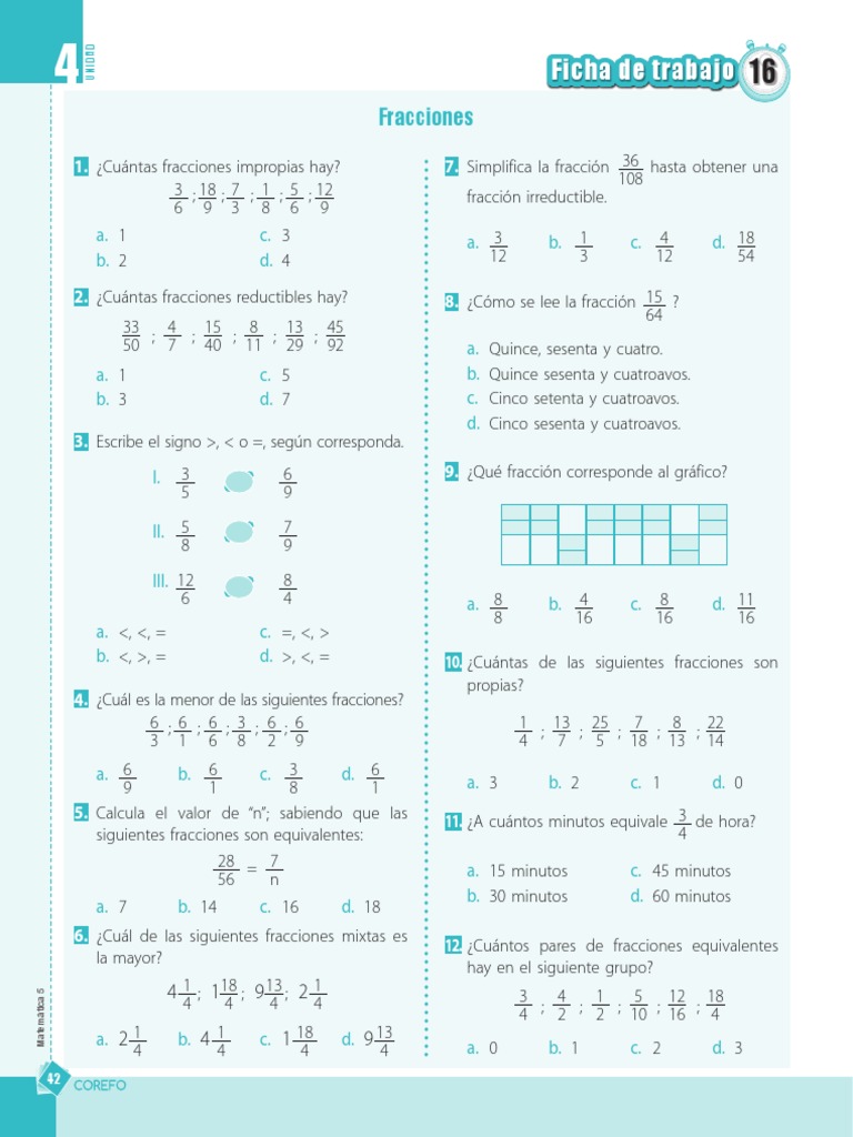 Fracci Ones | PDF | Fracción (Matemáticas) | Enseñanza de matemática