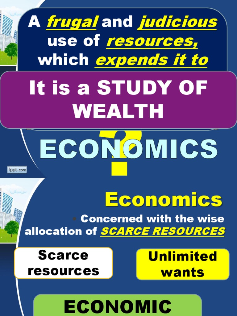 Basic Concepts of Economics | PDF | Social Science | Economics