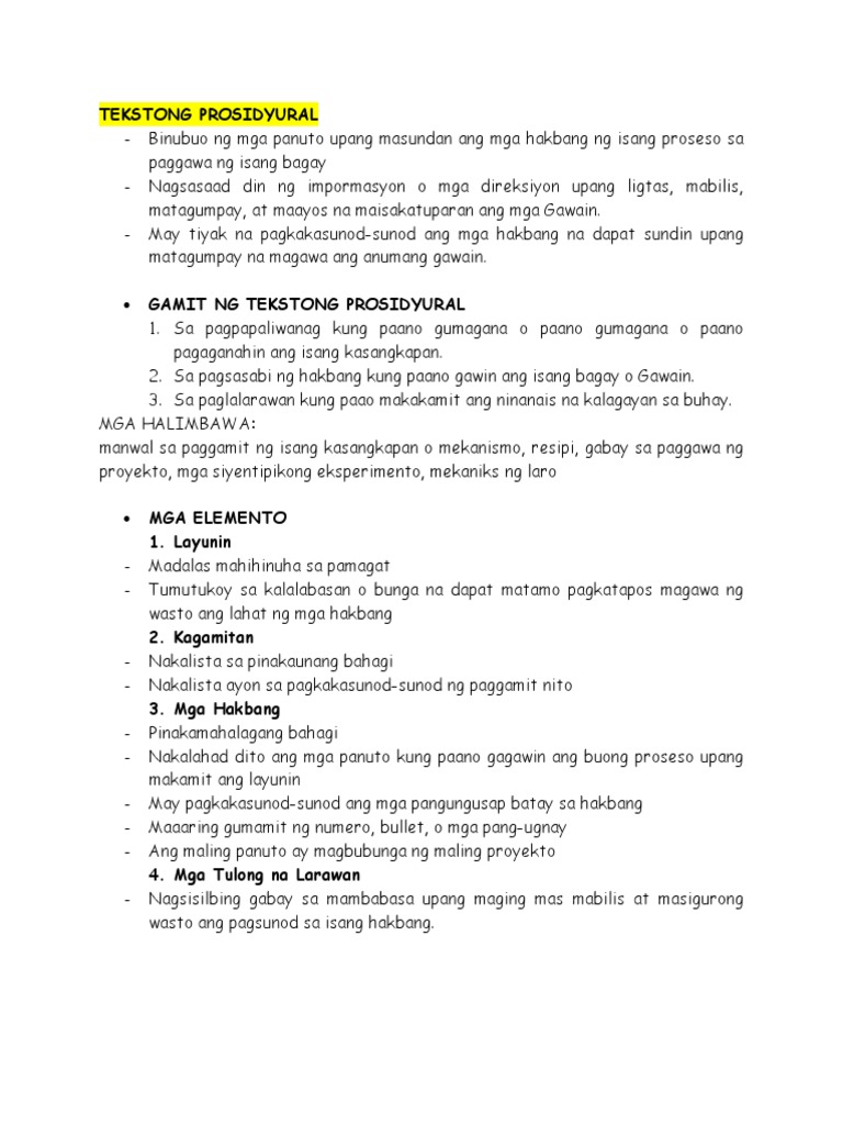 Tekstong Prosidyural | PDF