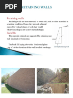 RRM Retaining Wall - Design Report | PDF | Drainage | Masonry