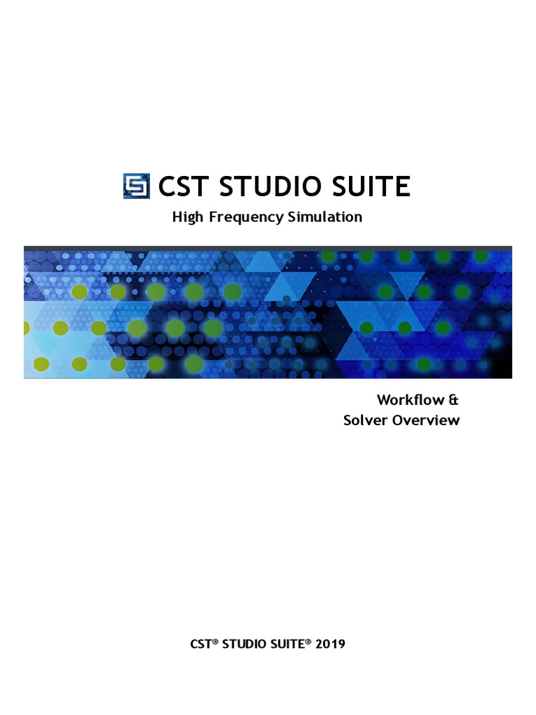 CST STUDIO SUITE - High Frequency Simulation PDF | PDF | Antenna (Radio ...