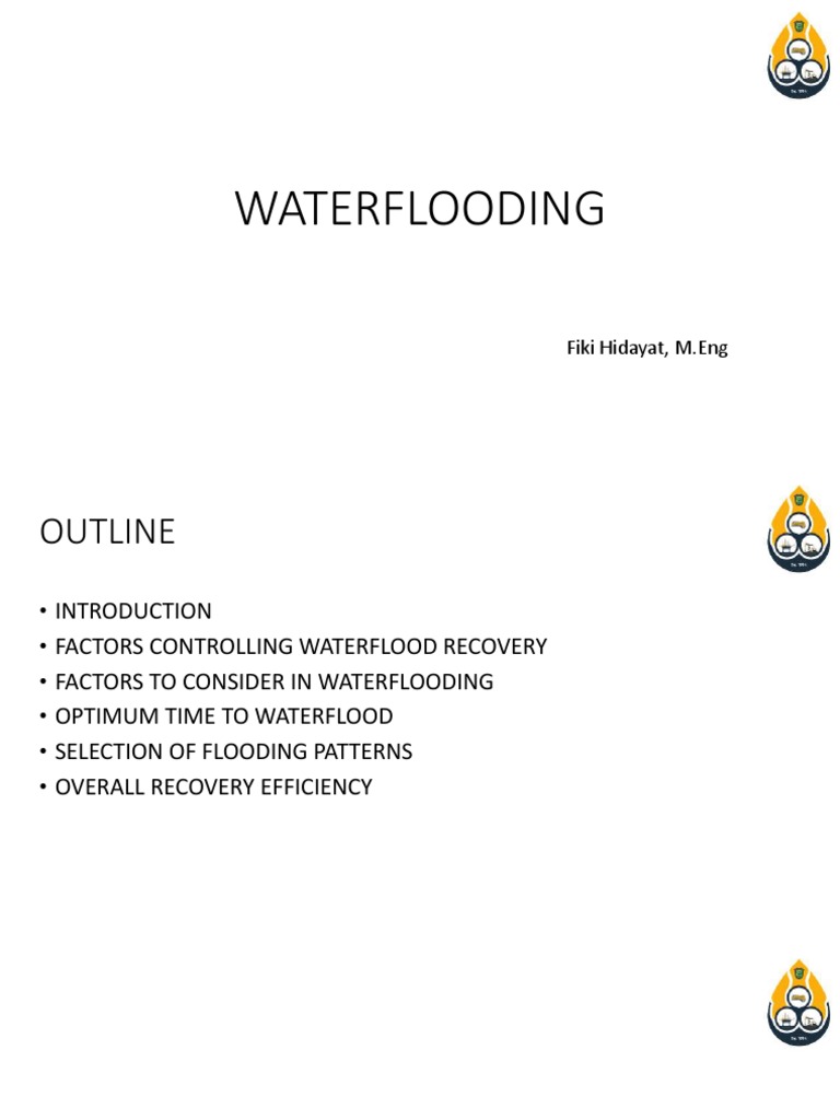 Waterflooding PDF | PDF | Petroleum Reservoir | Oil Well