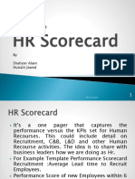Construction HR Scorecard Sample Template | PDF | Strategic Management ...