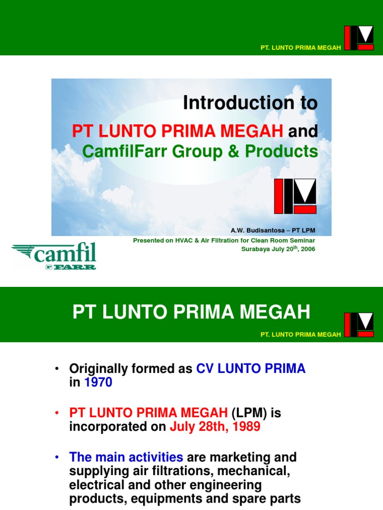 Introduction To LPM & CF | PDF | Filtration | Nature