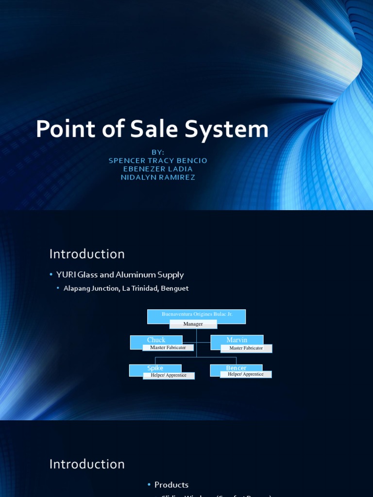 Point of Sale System | PDF | Financial Transaction | Point Of Sale