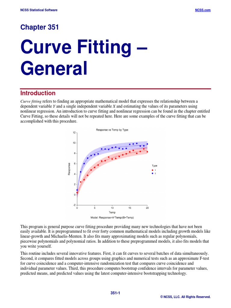 Curve Fitting General | PDF | Bootstrapping (Statistics) | Resampling ...