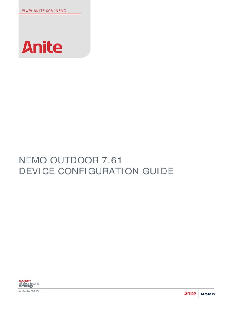 Nemo Outdoor Config PDF | PDF | Device Driver | Usb