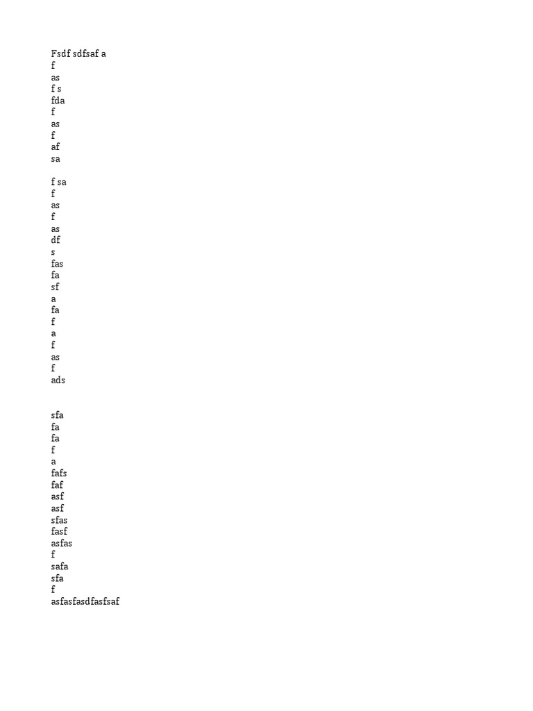 FSDF Sdfsaf A F As Fs Fda F As F Af Sa Fsa F As F As DF S Fas Fa SF A ...