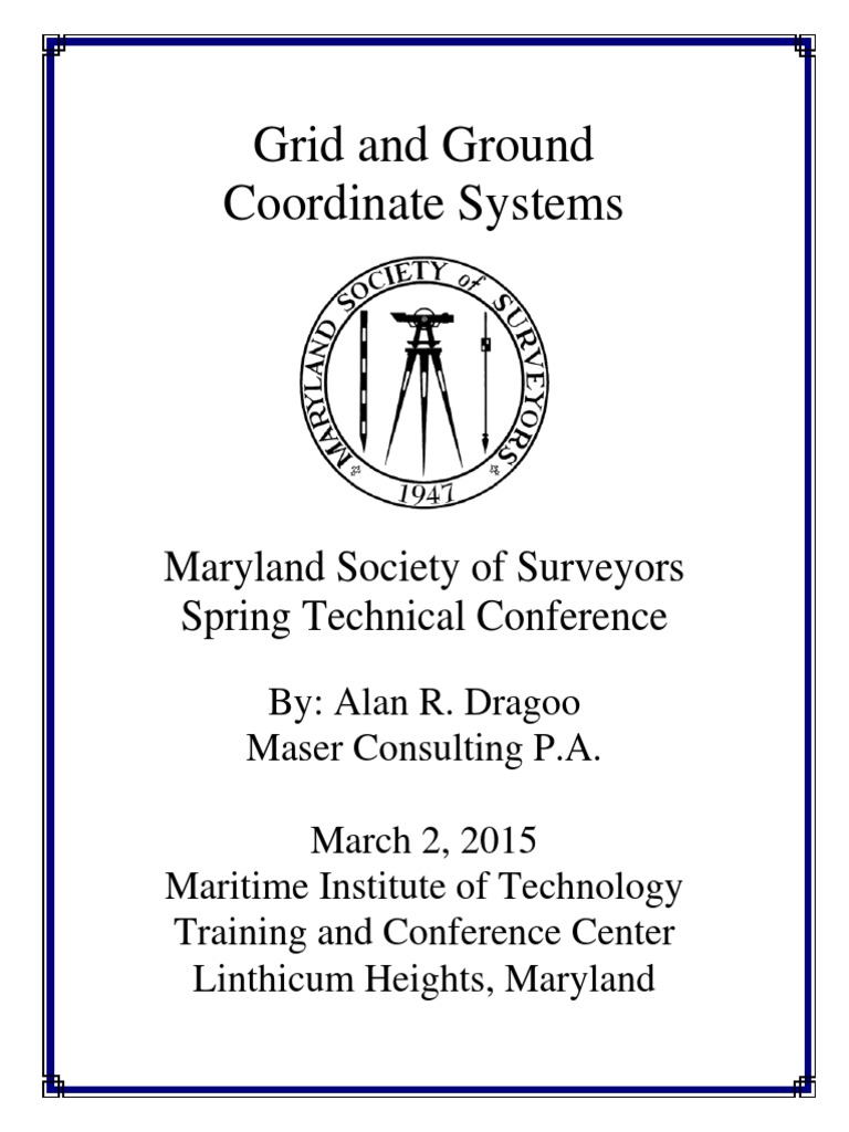 Grid Vs Ground Coordinate System | PDF | Latitude | Scientific Observation