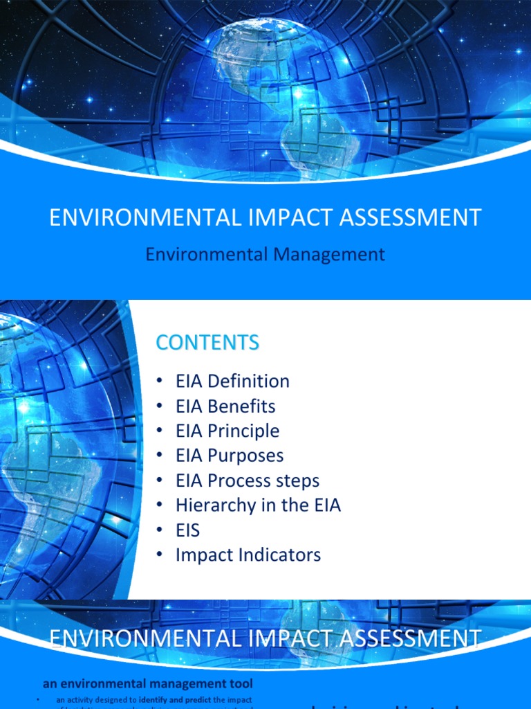 ENVIRONMENTAL IMPACT ASSESSMENT TOOL | PDF | Environmental Impact ...
