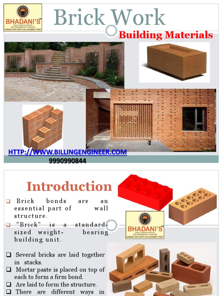 Brick Work | PDF | Brick | Building