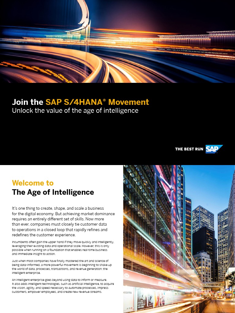 Sap S4 Hana | PDF | Sap Se | Enterprise Resource Planning