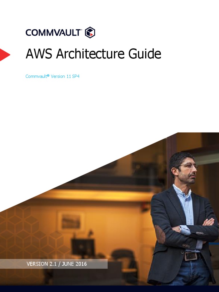 Commvault Cloud Architecture Guide For Aws | PDF | Cloud Computing | Amazon Web Services