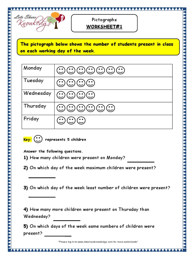 Data Handling Worksheet | PDF