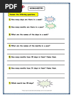 Grade 1 Revision Worksheet Shapes | PDF | Teaching Methods & Materials