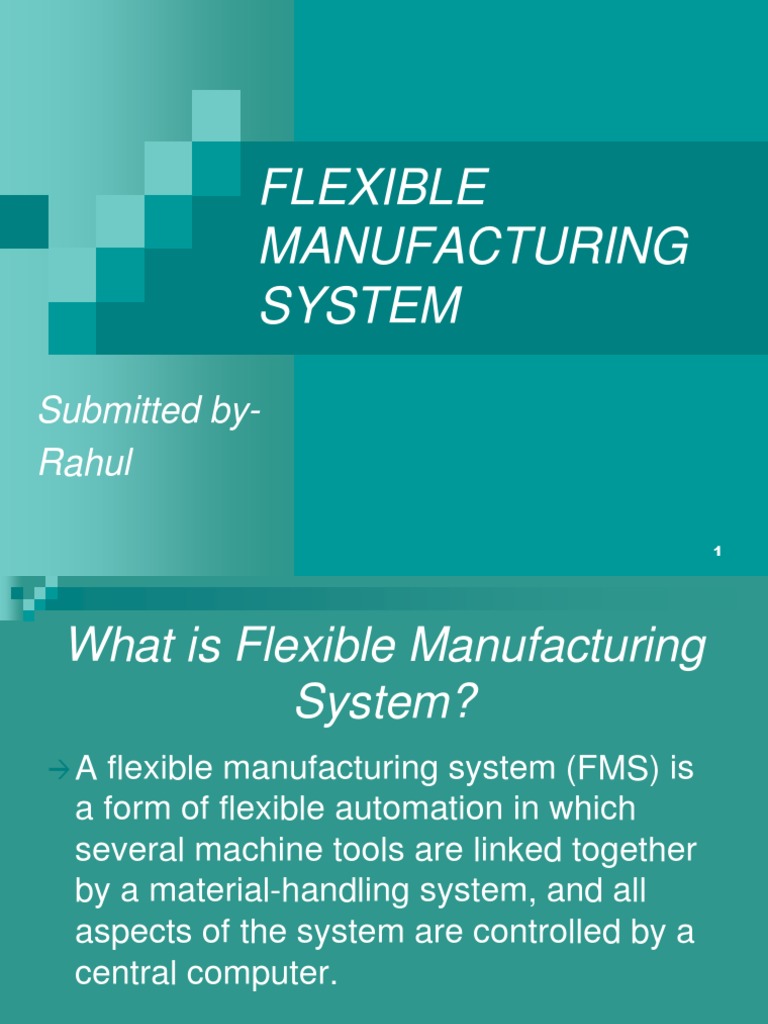 Understanding Flexible Manufacturing Systems | PDF | Numerical Control ...
