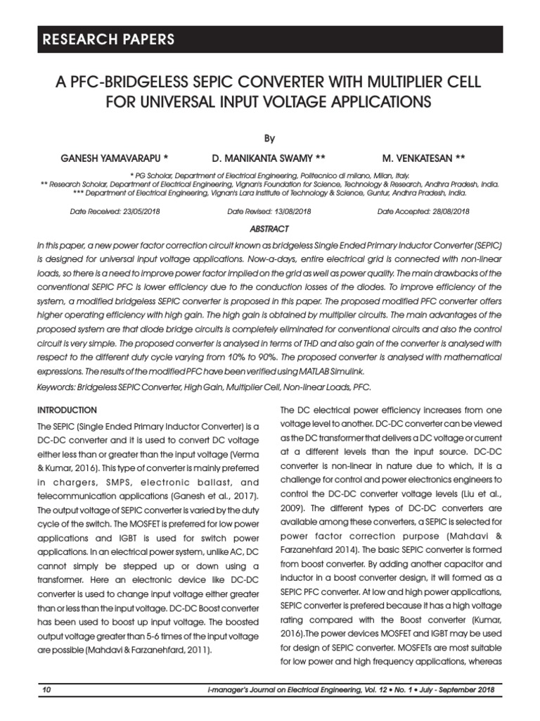 D Manikanta Swamy | Download Free PDF | Rectifier | Physical Quantities