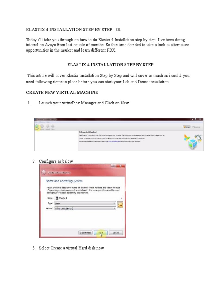 Elastix 4 Installation Step by Step | PDF | File System | Operating System Technology