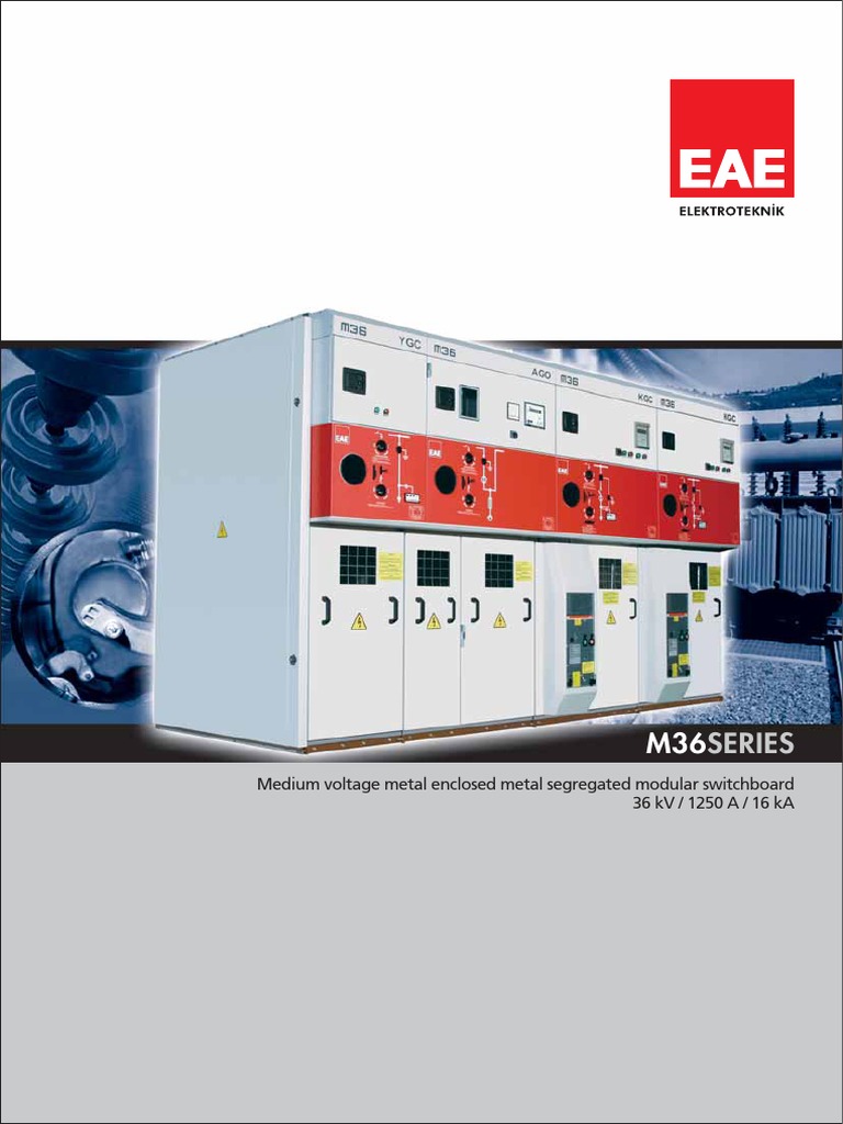 Cellules EAE 36kV | PDF | Switch | Insulator (Electricity)