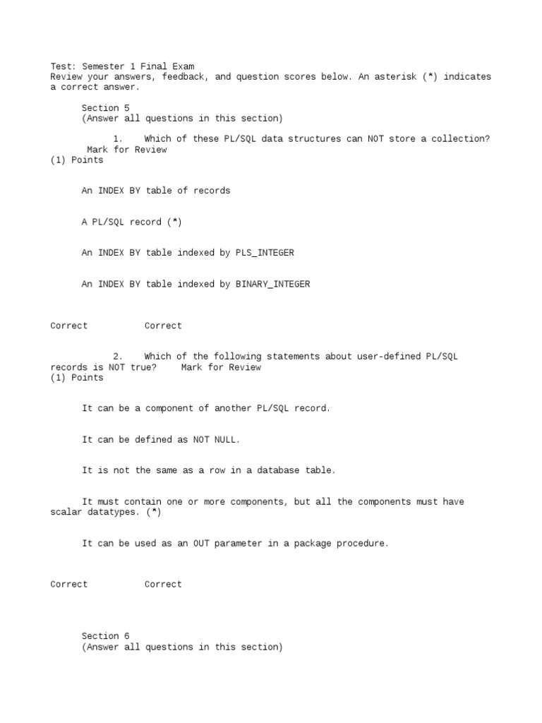 Sem 1 Final Term | PDF | Pl/Sql | Parameter (Computer Programming)