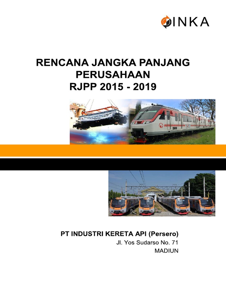 RJPP PT INKA (Persero) 2015-2019 PDF | PDF