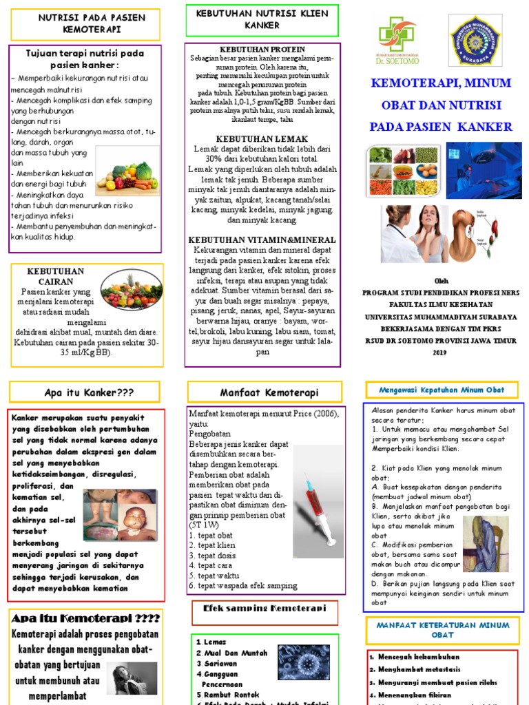 Nutrisi Optimal untuk Pasien Kemoterapi | PDF