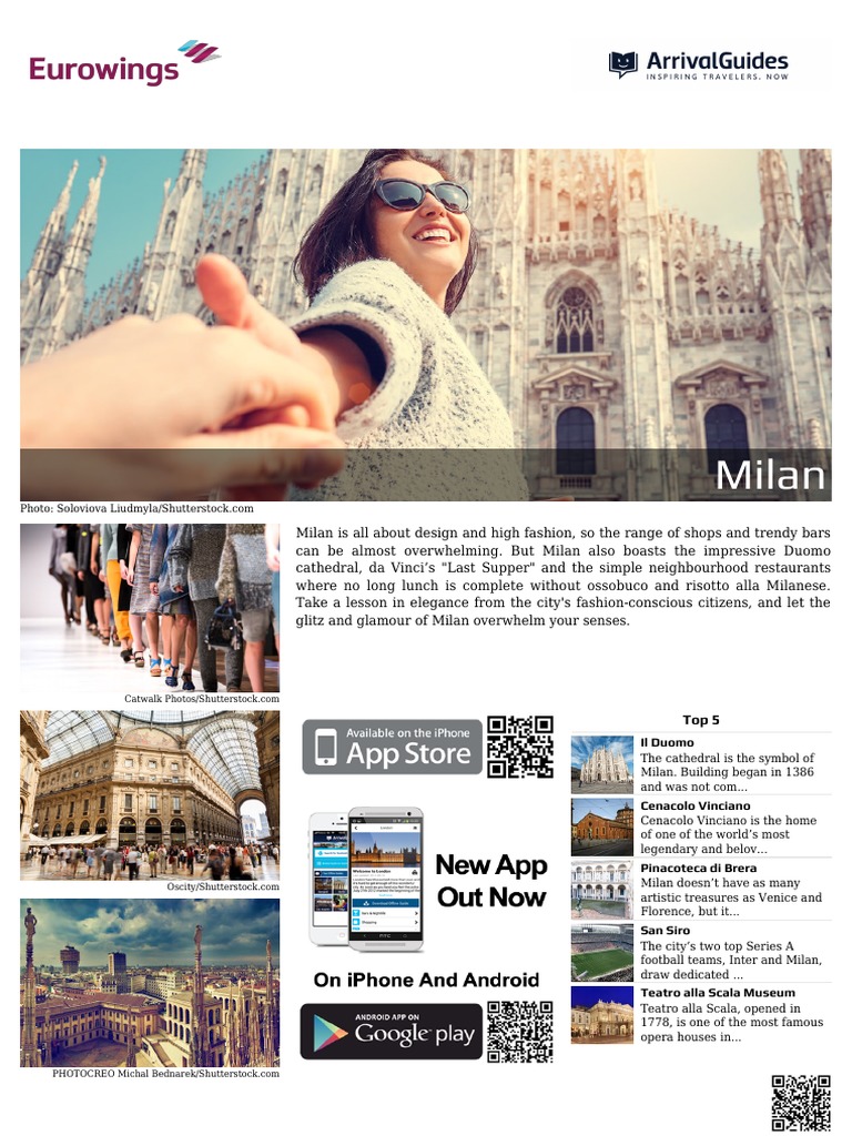 Milan Travel Guide: Top Attractions | PDF | Milan | Leisure