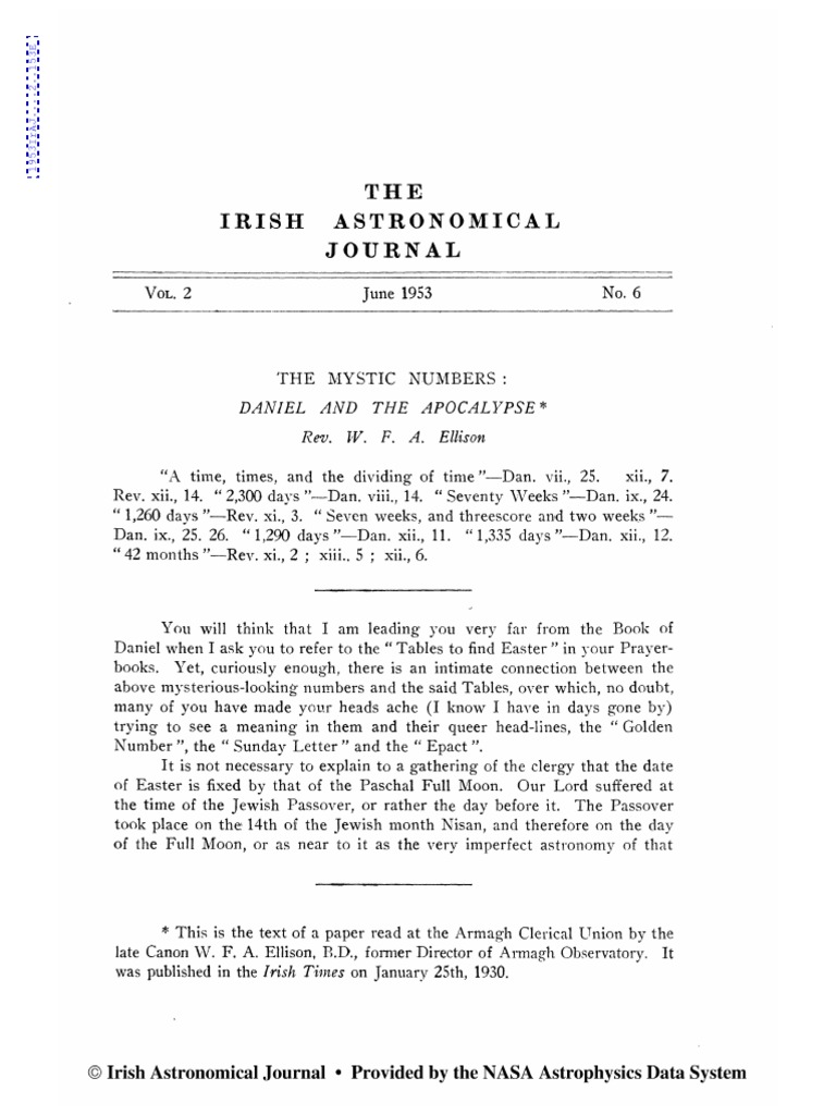 Daniel Numbers | PDF