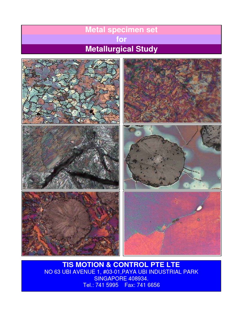 Microstructure of Metals and Materials PDF | PDF | Steel | Heat Treating