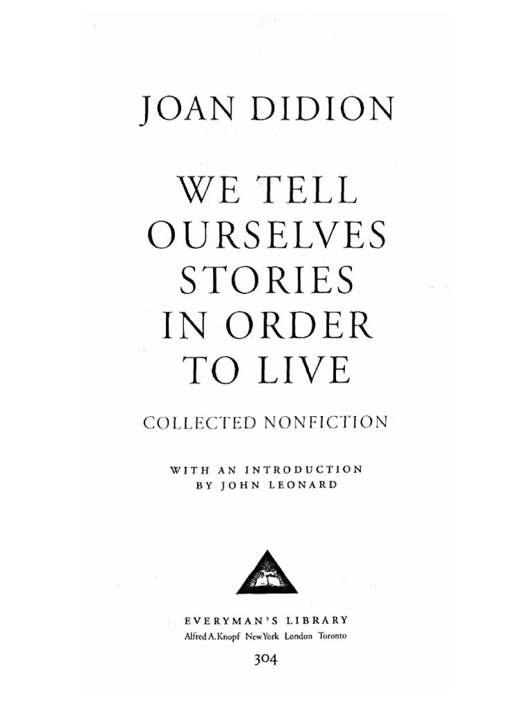Joan Didion Selected Essays From The 60s and 70s PDF | PDF