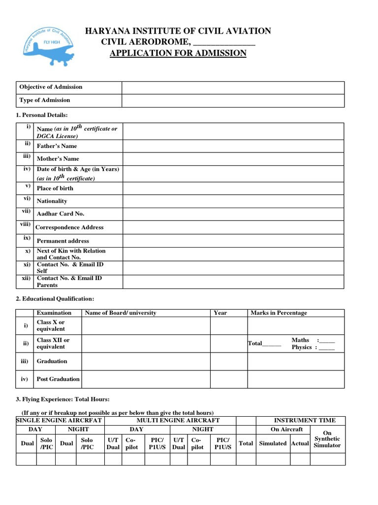 HICA Admission Form 21.10.2016 | PDF | Test (Assessment) | Social ...