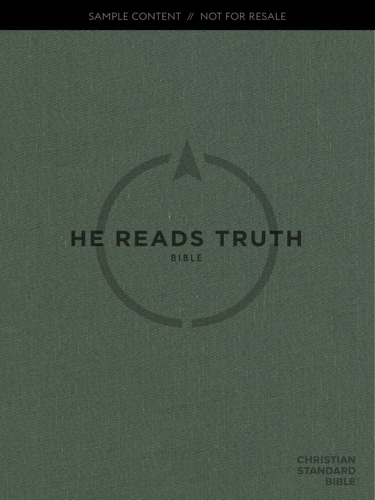 He Reads Truth Bible Sampler | PDF | Book Of Genesis | Genesis Creation ...