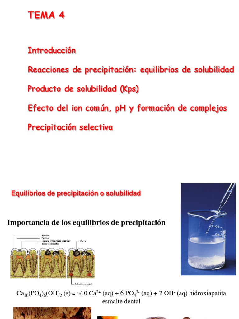 Tema4 PDF | PDF | Mezclas Químicas Homogéneas | Solubilidad