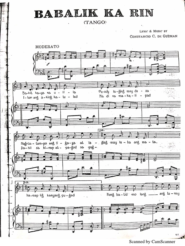 Babalik Ka Rin - Gary Valenciano | PDF