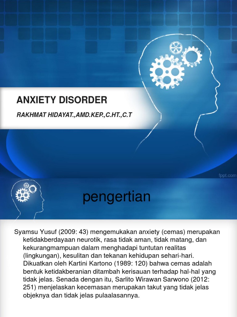 Ciri-Ciri dan Jenis Anxiety Disorder | PDF | Pengembangan Diri