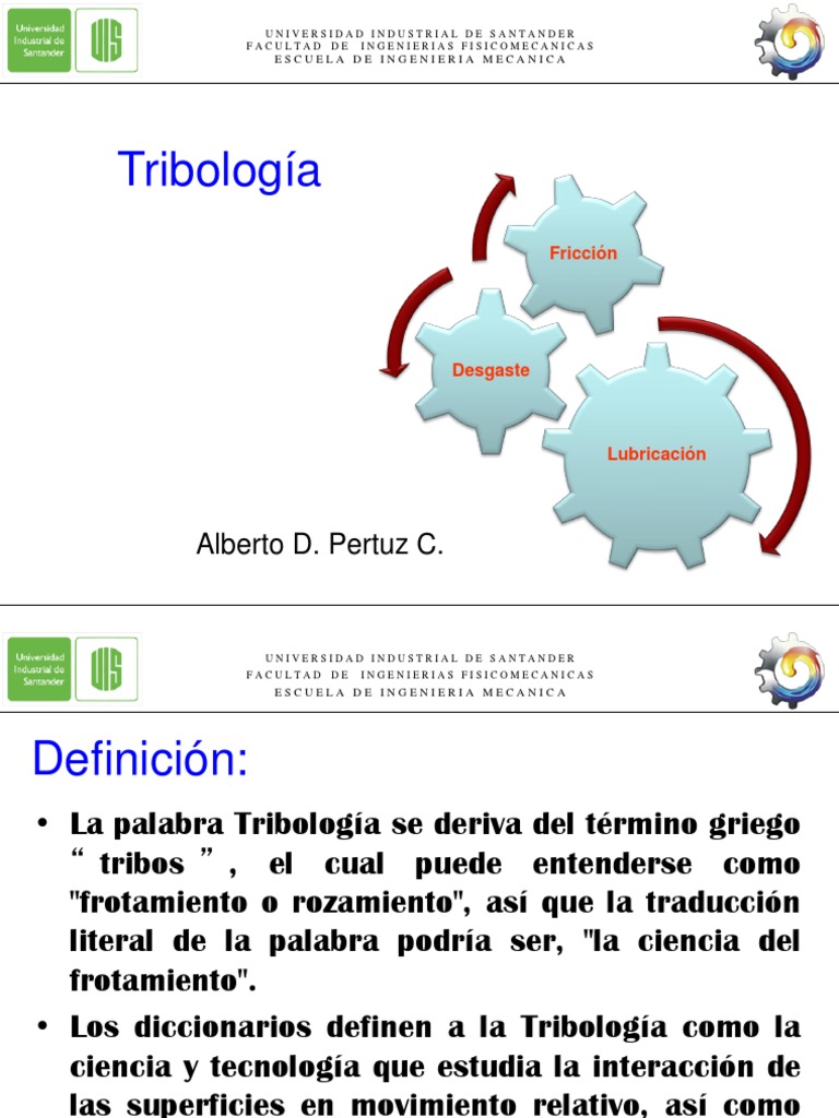 Tribologia | PDF | Lubricante | Fricción