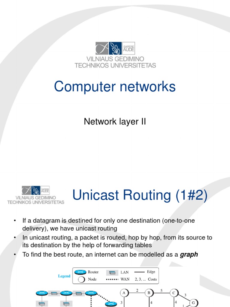 Computer Networks: Network Layer II | PDF | Routing | Internet Standards