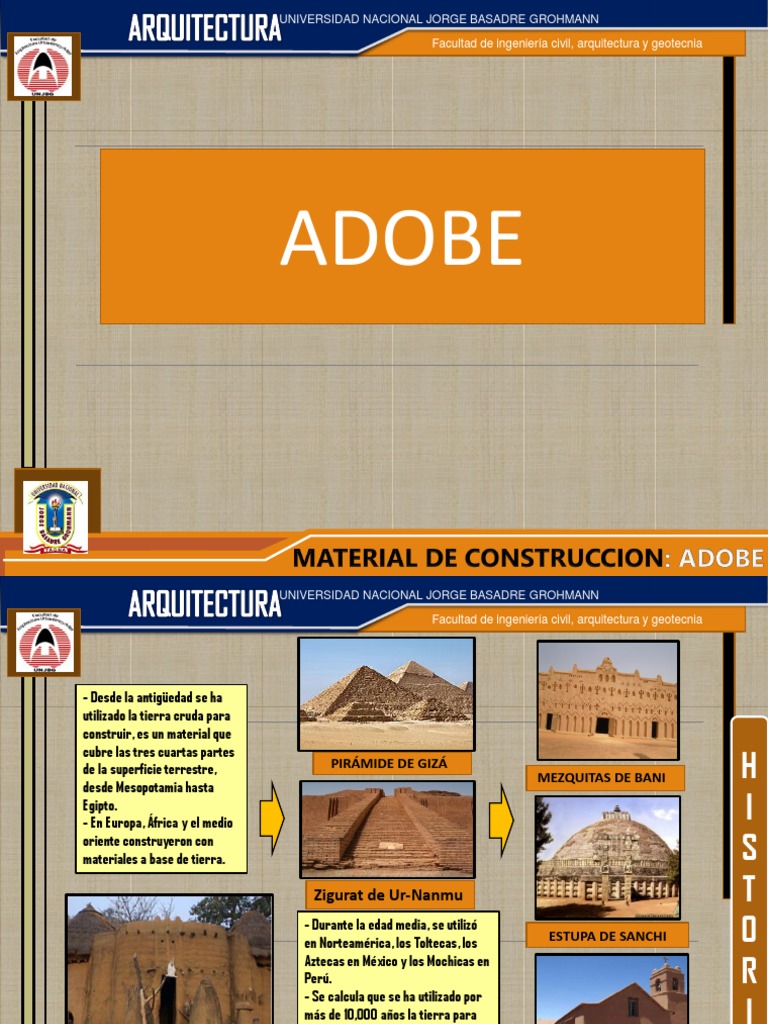 Material de Construccion El Adobe | PDF | Aislamiento térmico | Materiales