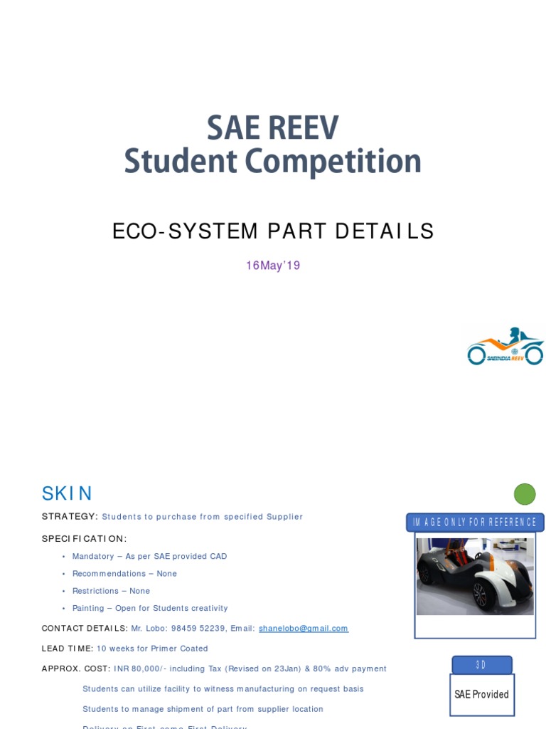 SAE REEV 1 Pager Ver4.0-For Students | PDF | Sensor | Analog To Digital ...