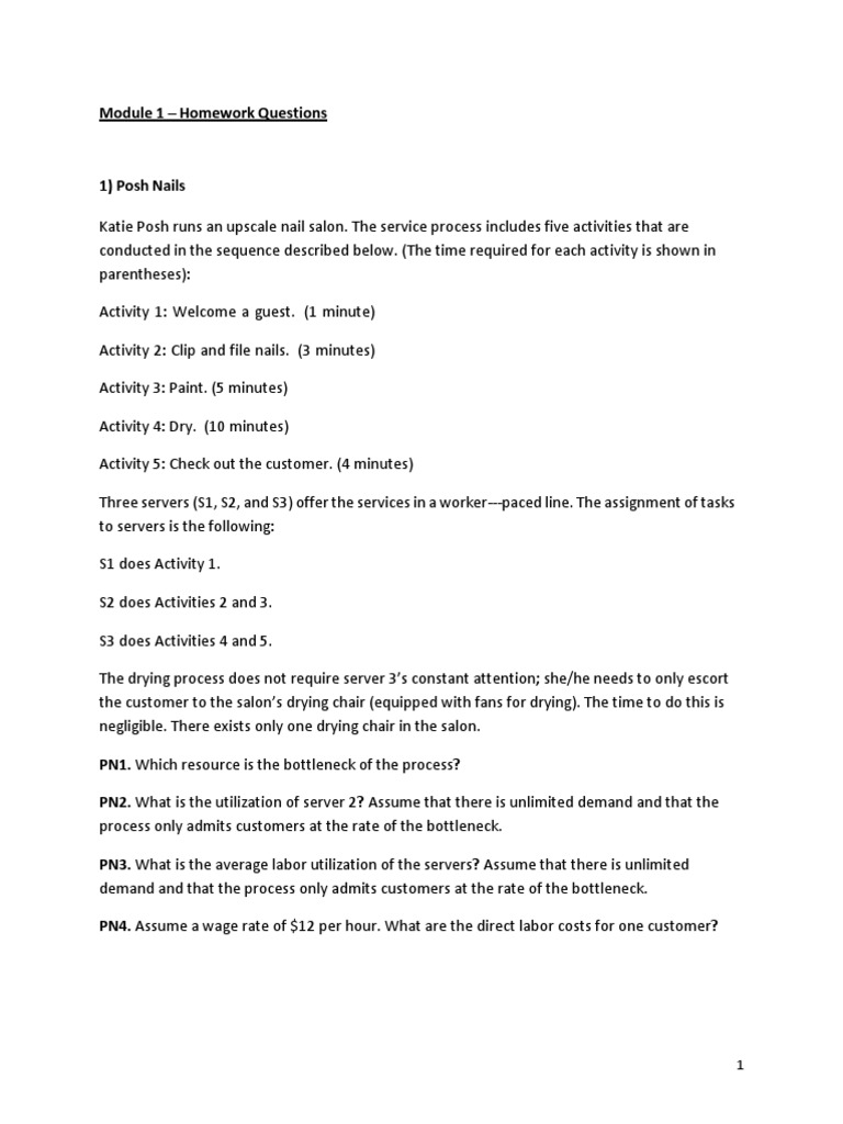 1 - Module 1 HW Questions | PDF | Video Games | Surgery