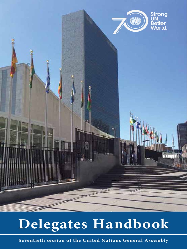 70th Delegates Handbook 2015 ENGLISH PDF WEB PDF | PDF | United Nations ...